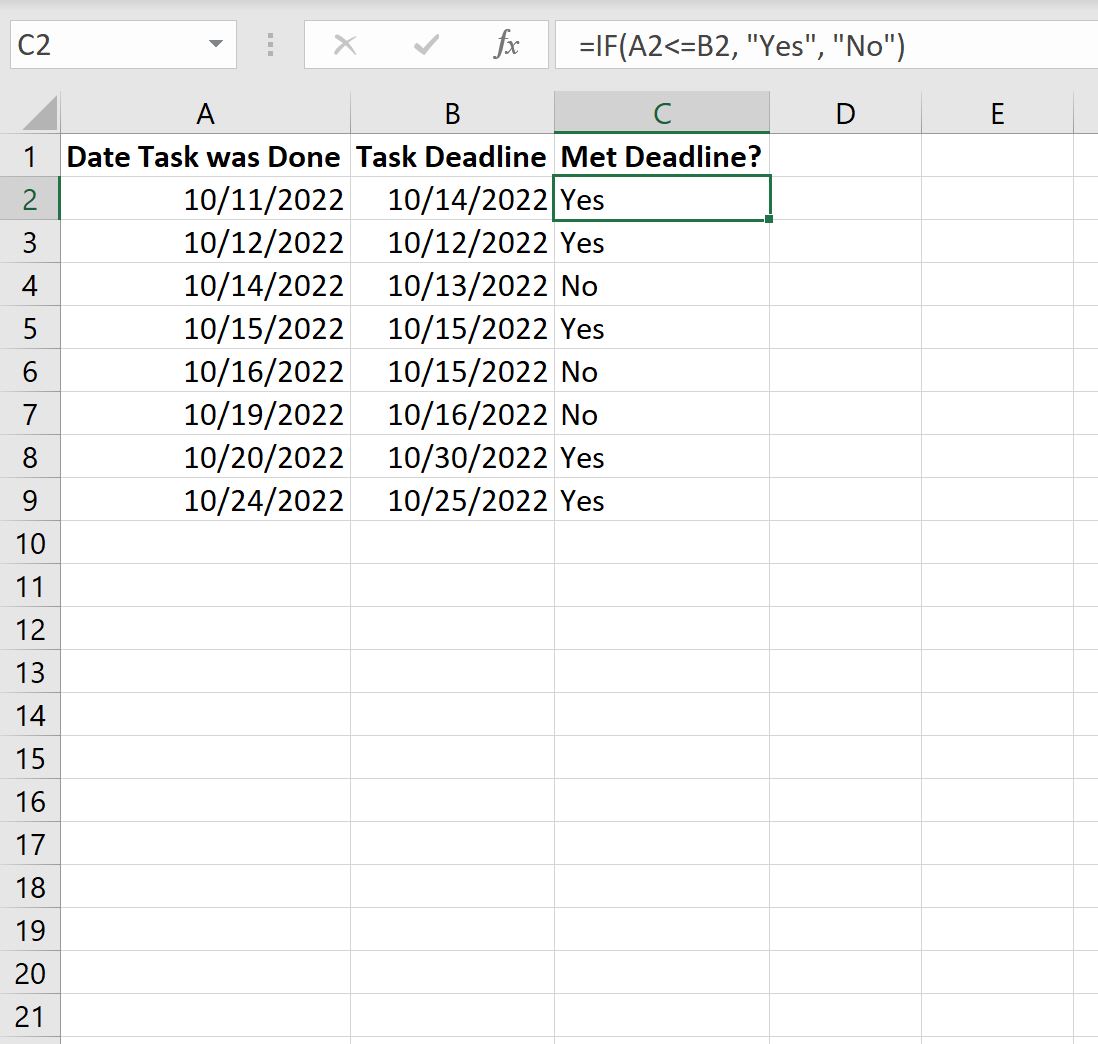 Excel Jak U ywa Funkcji JE ELI Z Datami Statologia