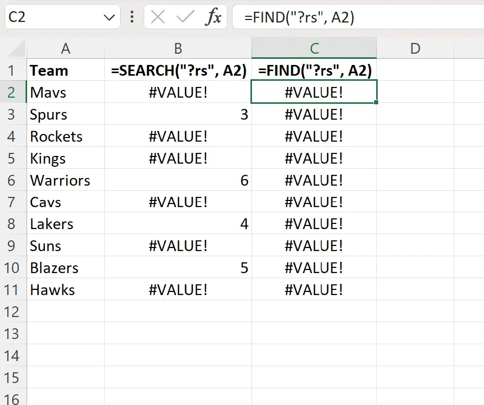 Excel A Diferen a Entre As Fun es SEARCH E FIND Estatologia